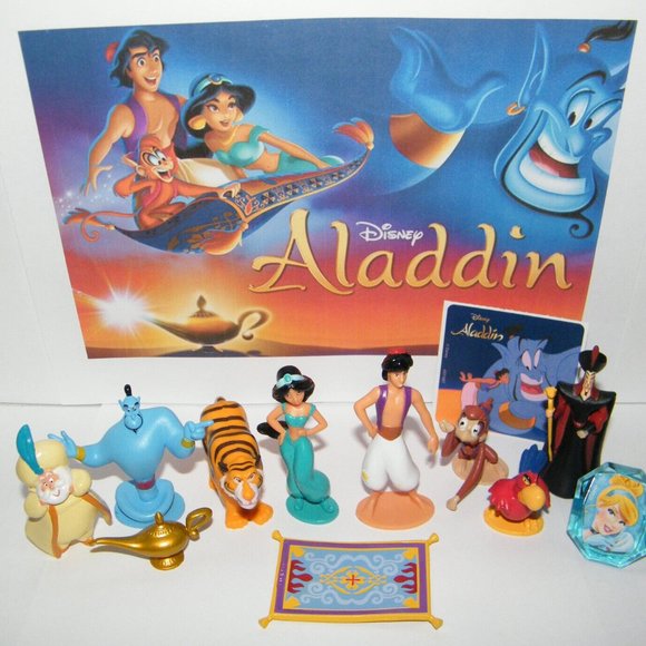 Disney | Toys | Aladdin Moviefun Figure Set Of2 Toys With1 Figures Ring ...